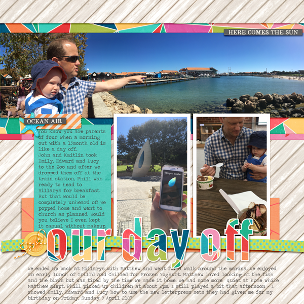 Inside my Album: Our Day Off - Digital Scrapbooking HQ